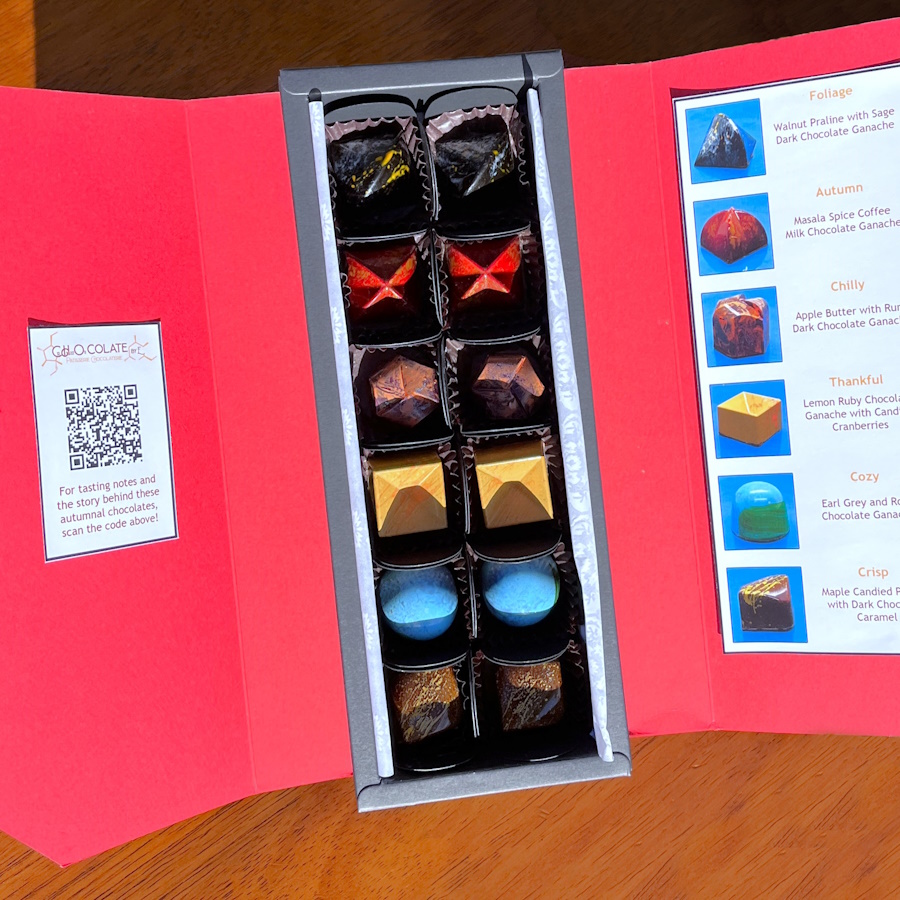 Medium Chocolate Box - CHOCOLATE by E