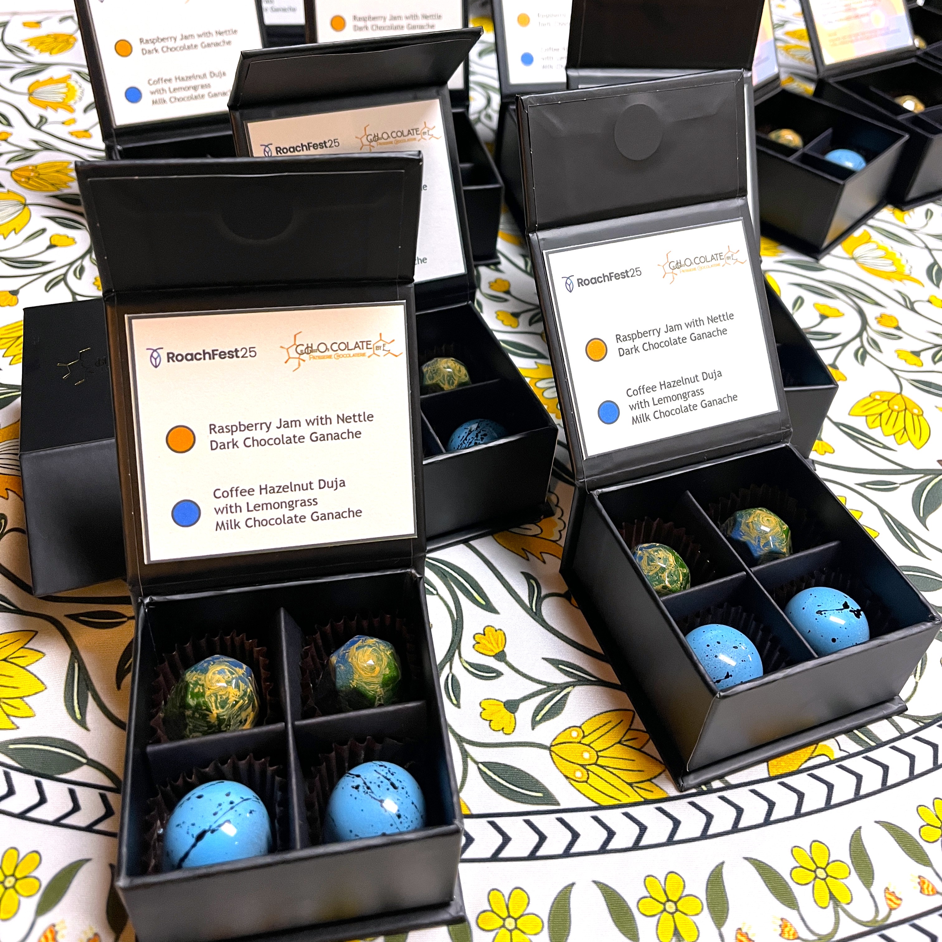 Chef Choice 4 Piece Chocolate Box - CHOCOLATE by E